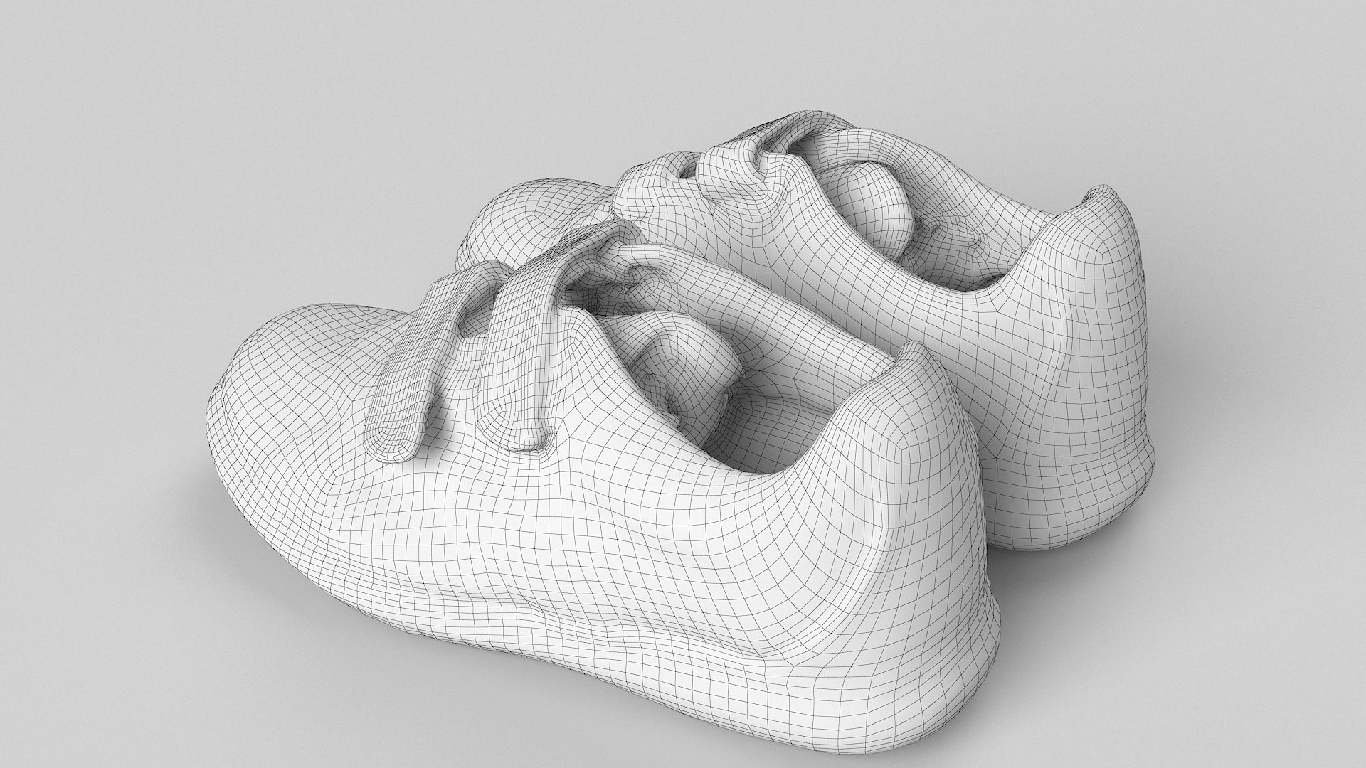 Retopology Sport Shoes 3D Model - TurboSquid 1552706