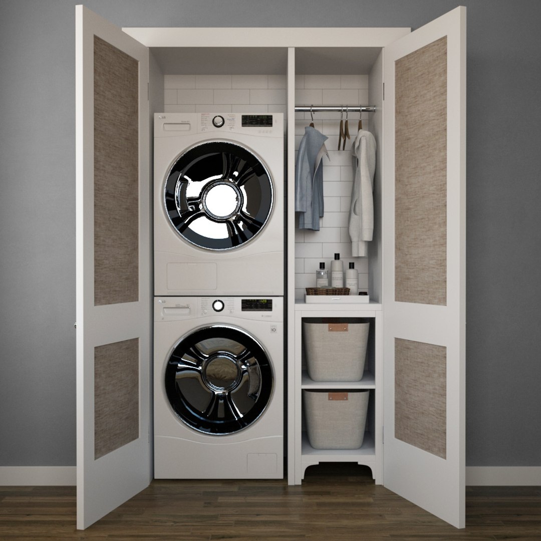 3D laundry - TurboSquid 1550287