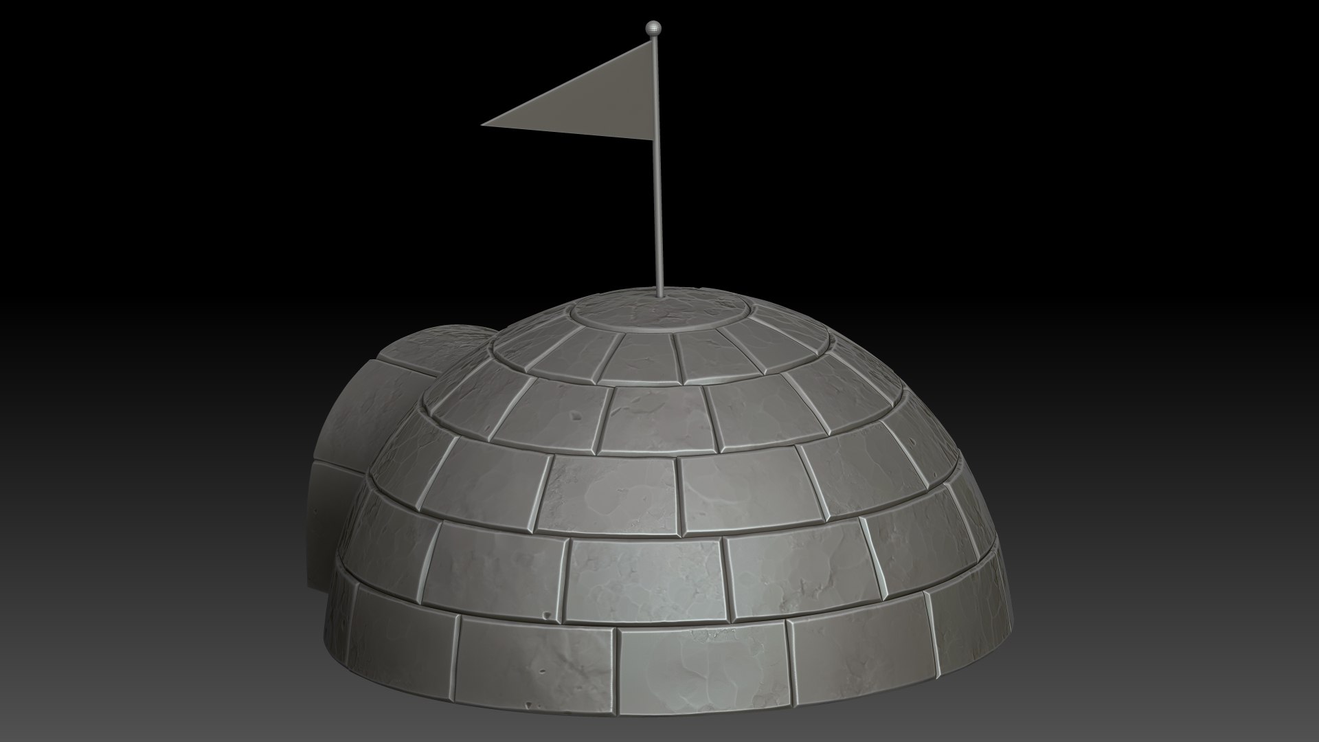 Stylized Igloo 3D Model - TurboSquid 2030864