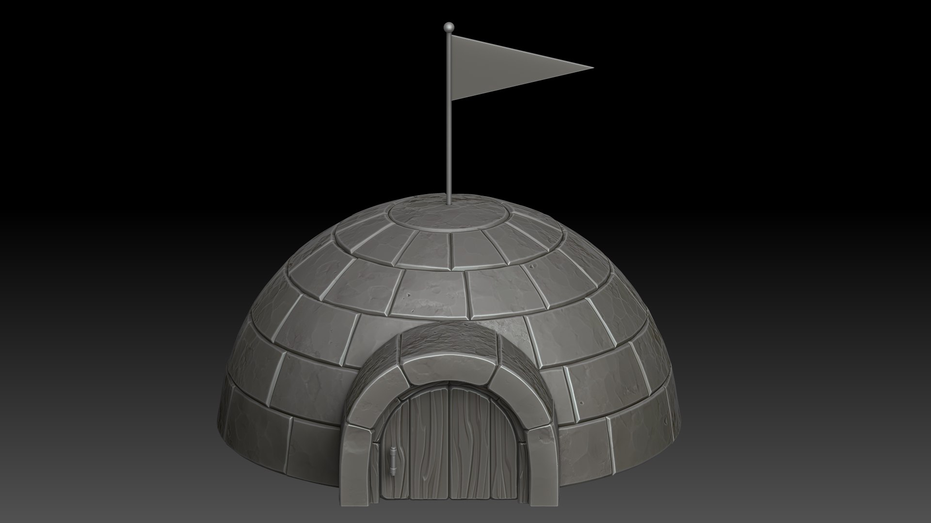 Stylized Igloo 3D Model - TurboSquid 2030864