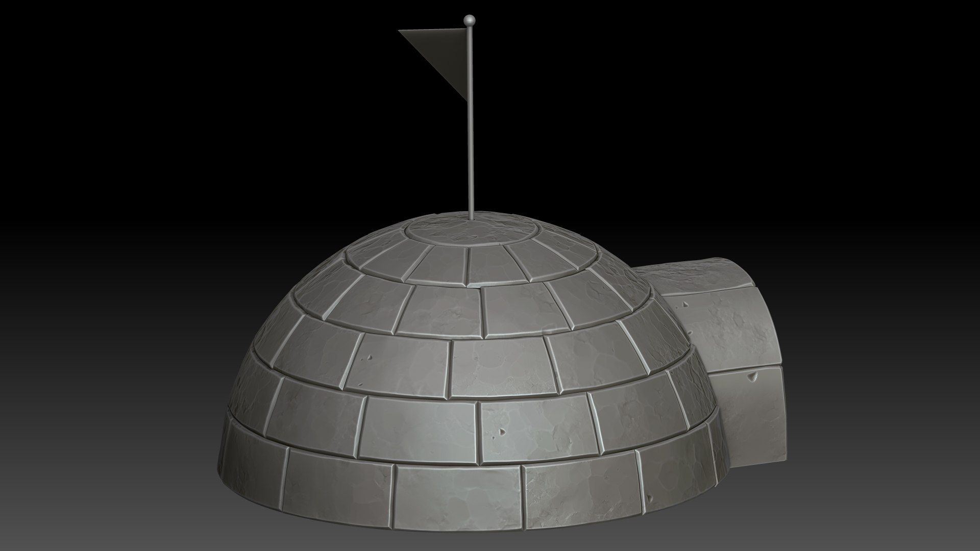 Stylized Igloo 3D Model - TurboSquid 2030864