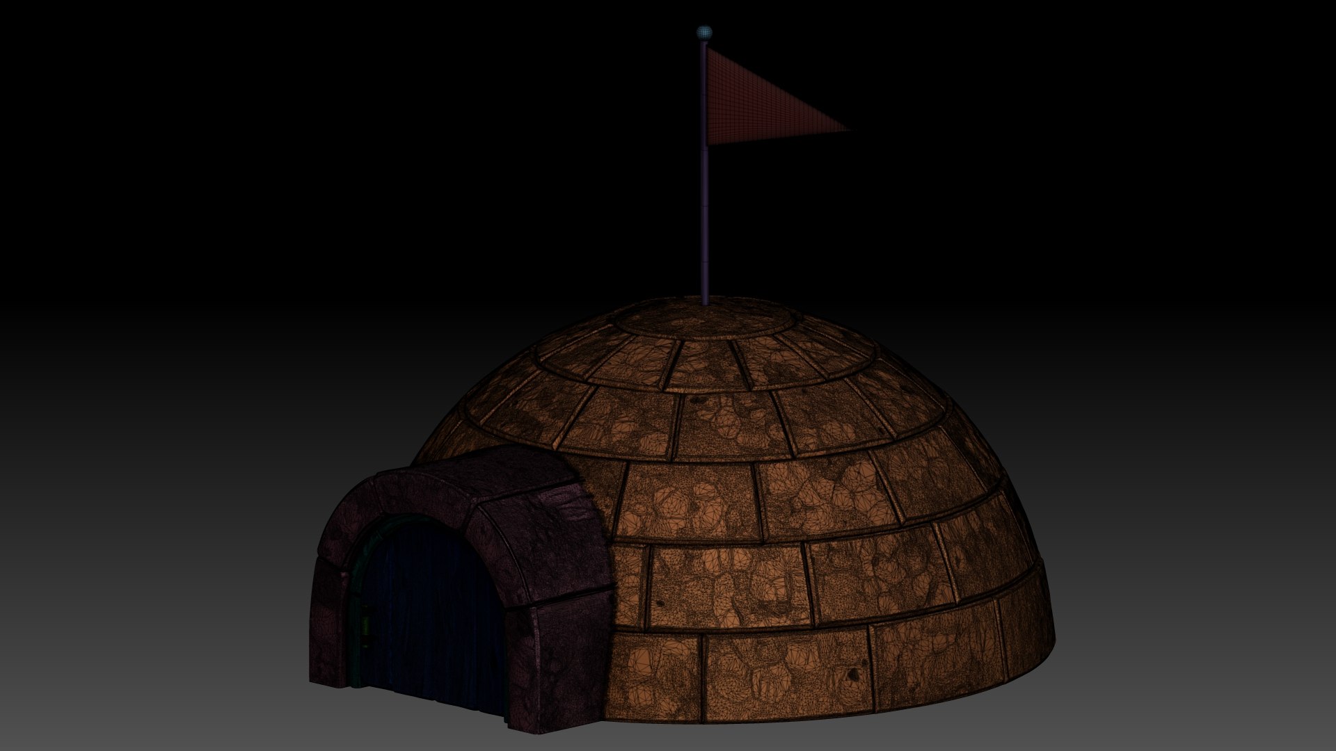 Stylized Igloo 3D Model - TurboSquid 2030864