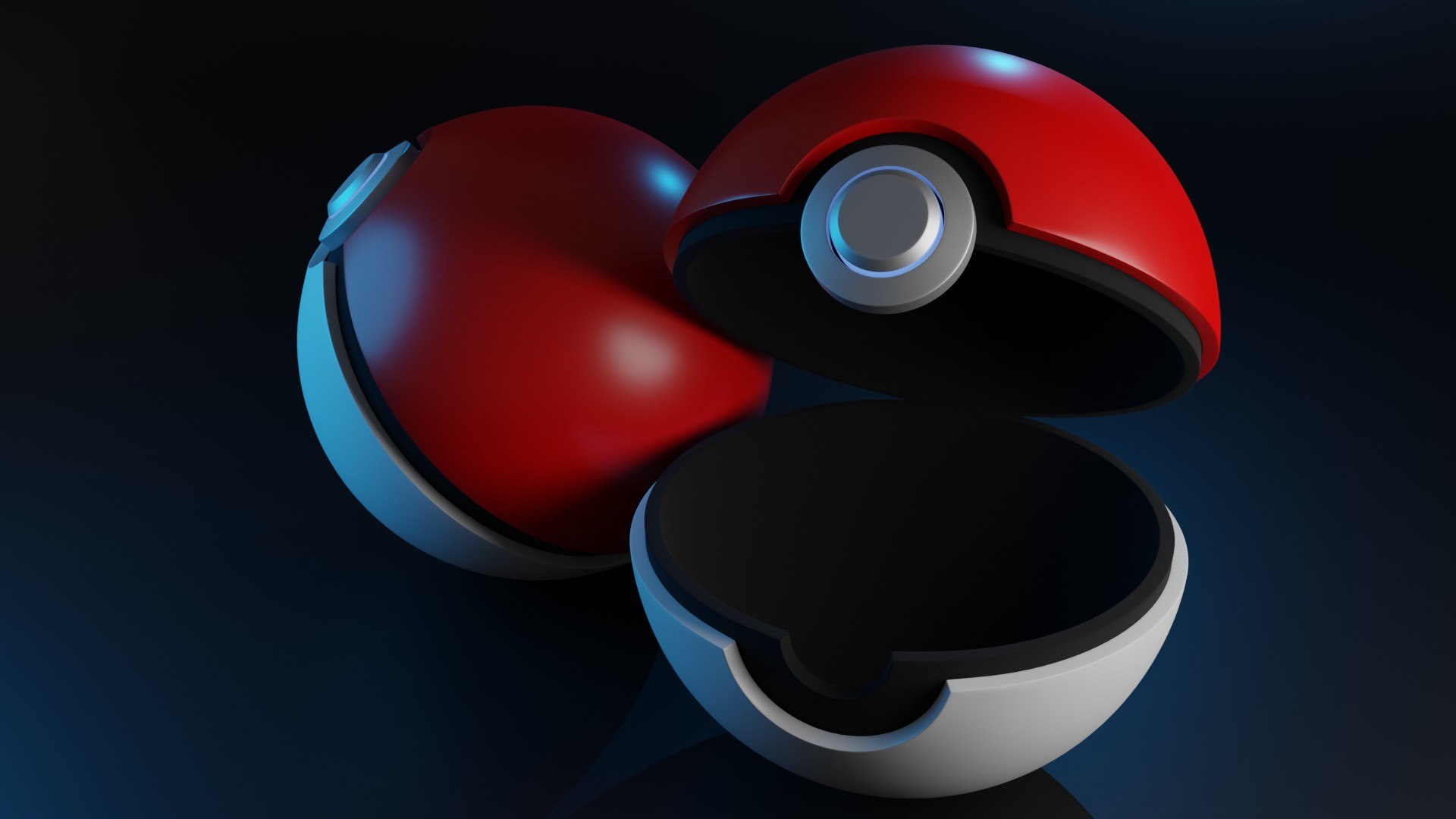 3D Model Pokeball - TurboSquid 2126032