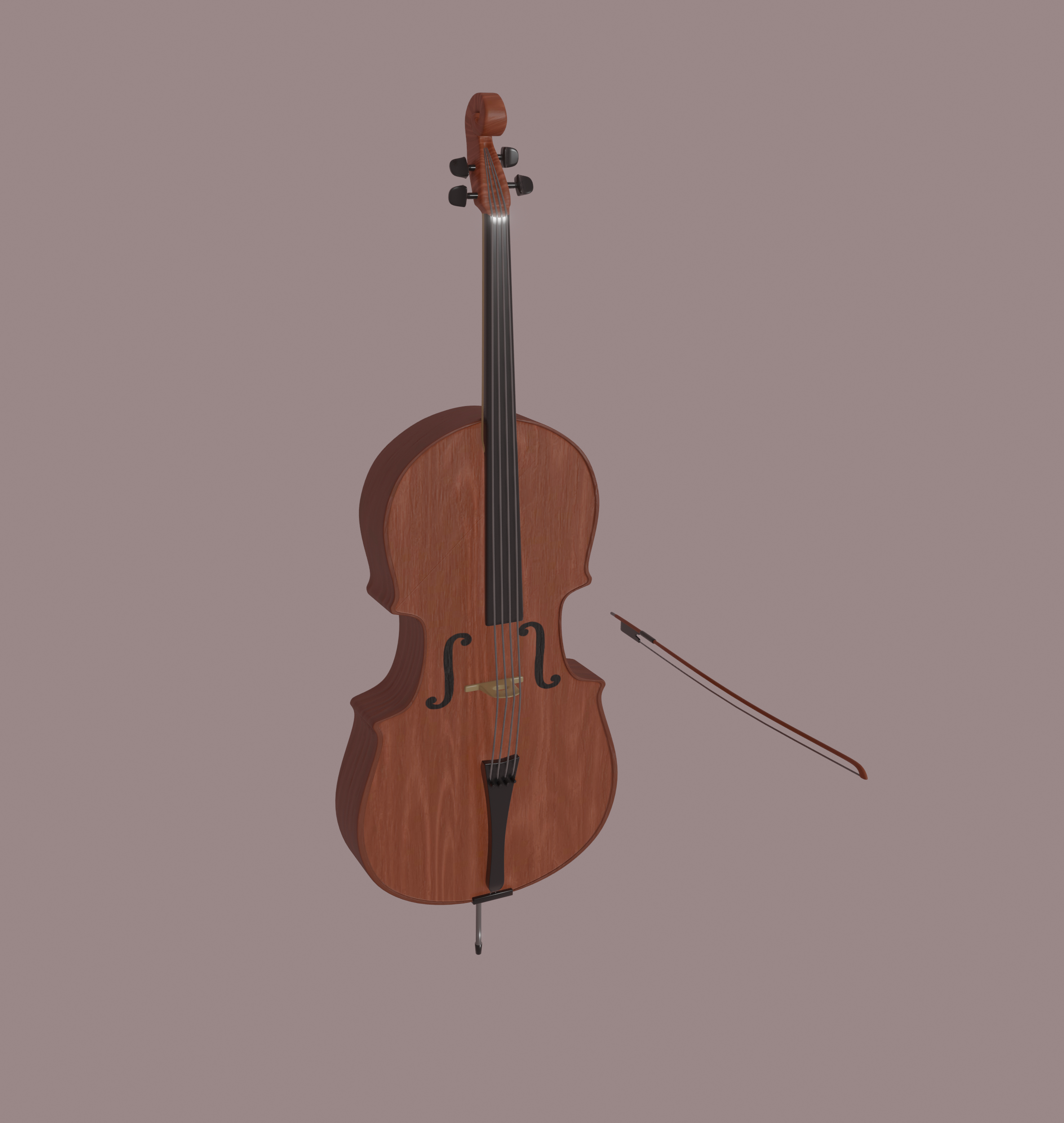 3D cello music instrument - TurboSquid 1608979
