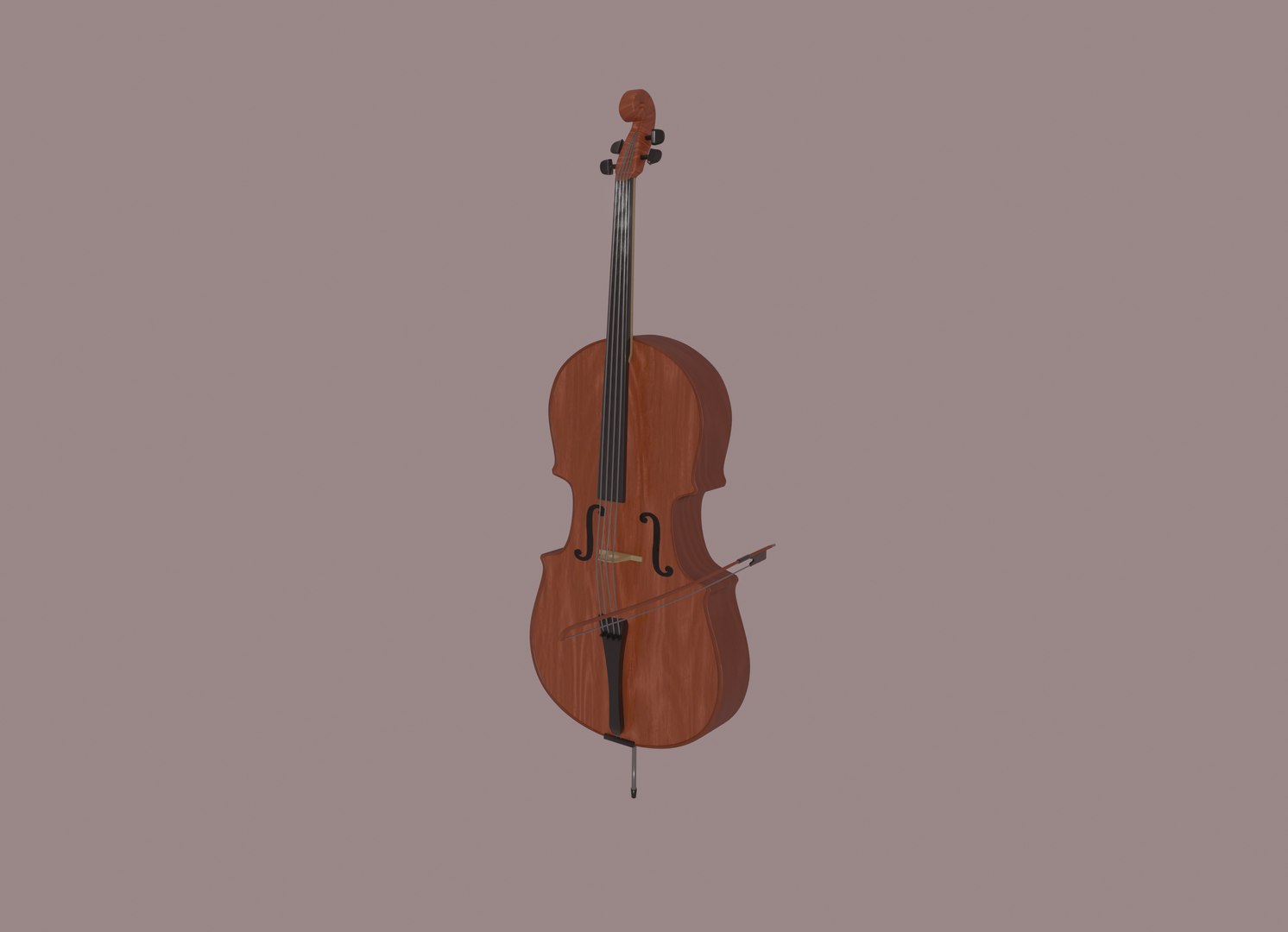 3D Cello Music Instrument - TurboSquid 1608979