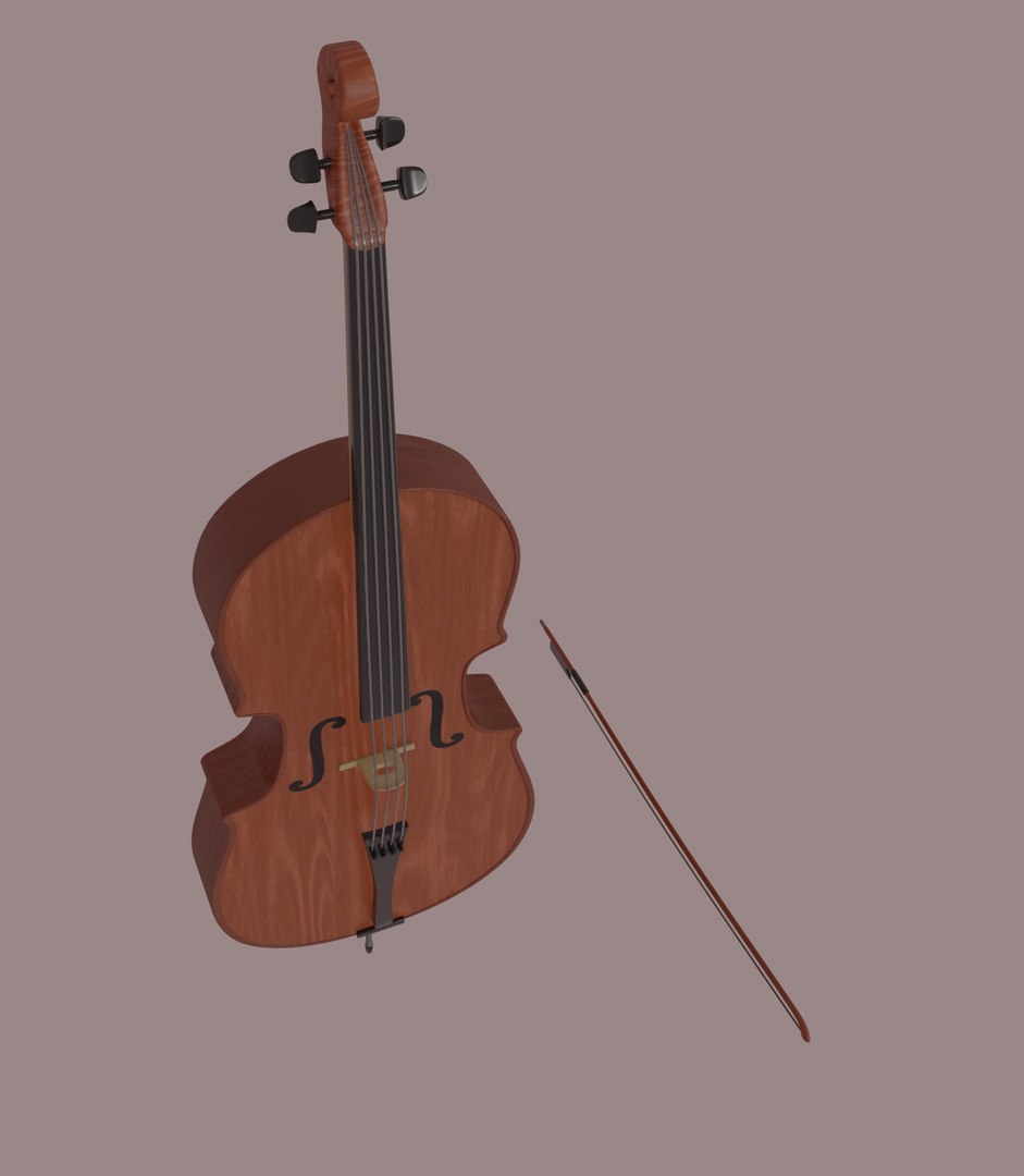 3D Cello Music Instrument - TurboSquid 1608979