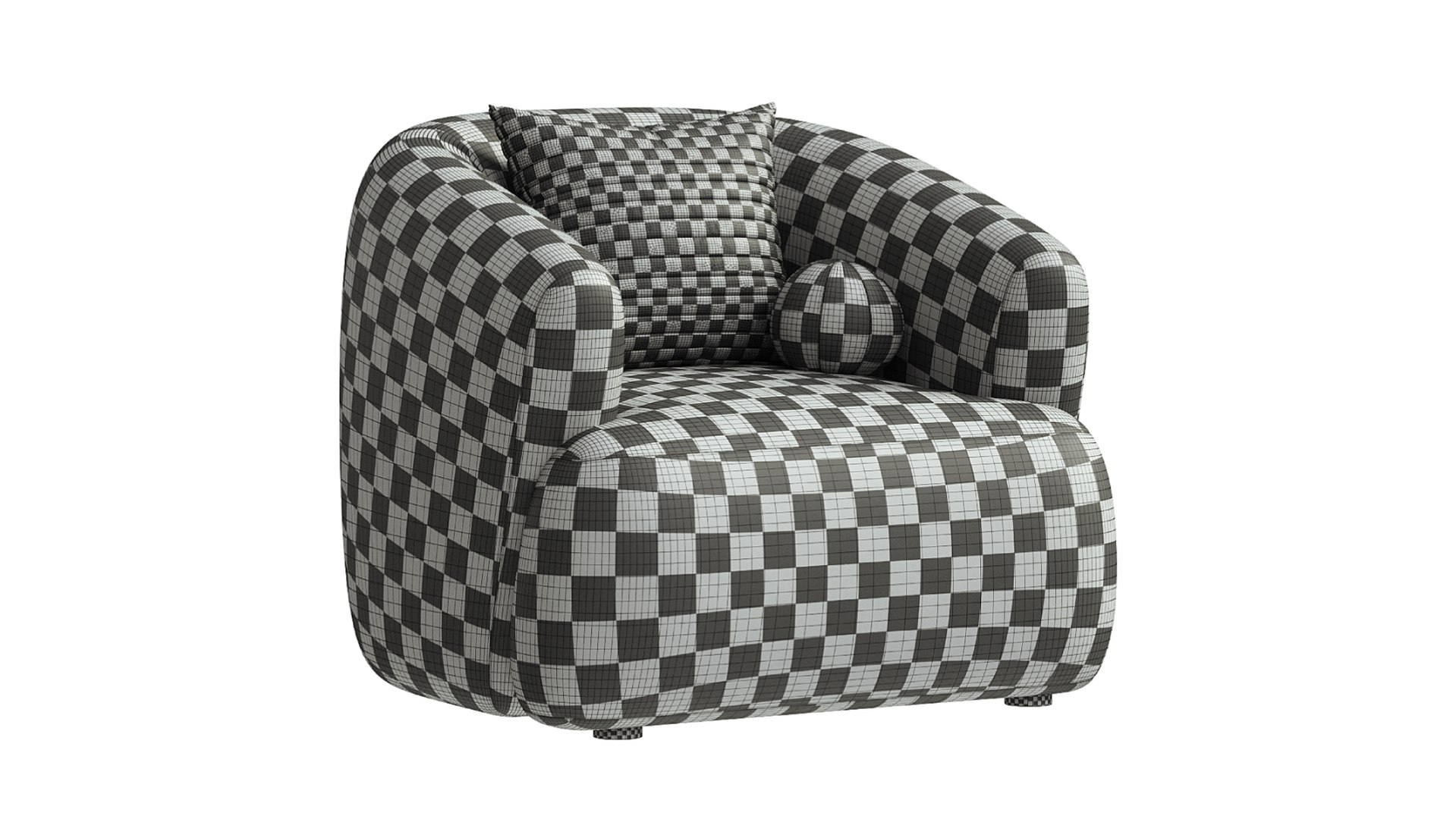 3D Boucle Sessel Sofia Model - TurboSquid 2196967