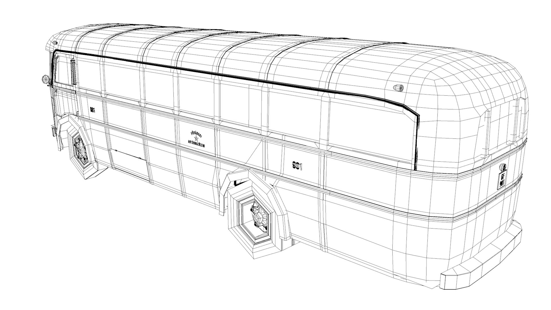 3D Ikarus 60 Hungarian City Bus 1952 - TurboSquid 1906091