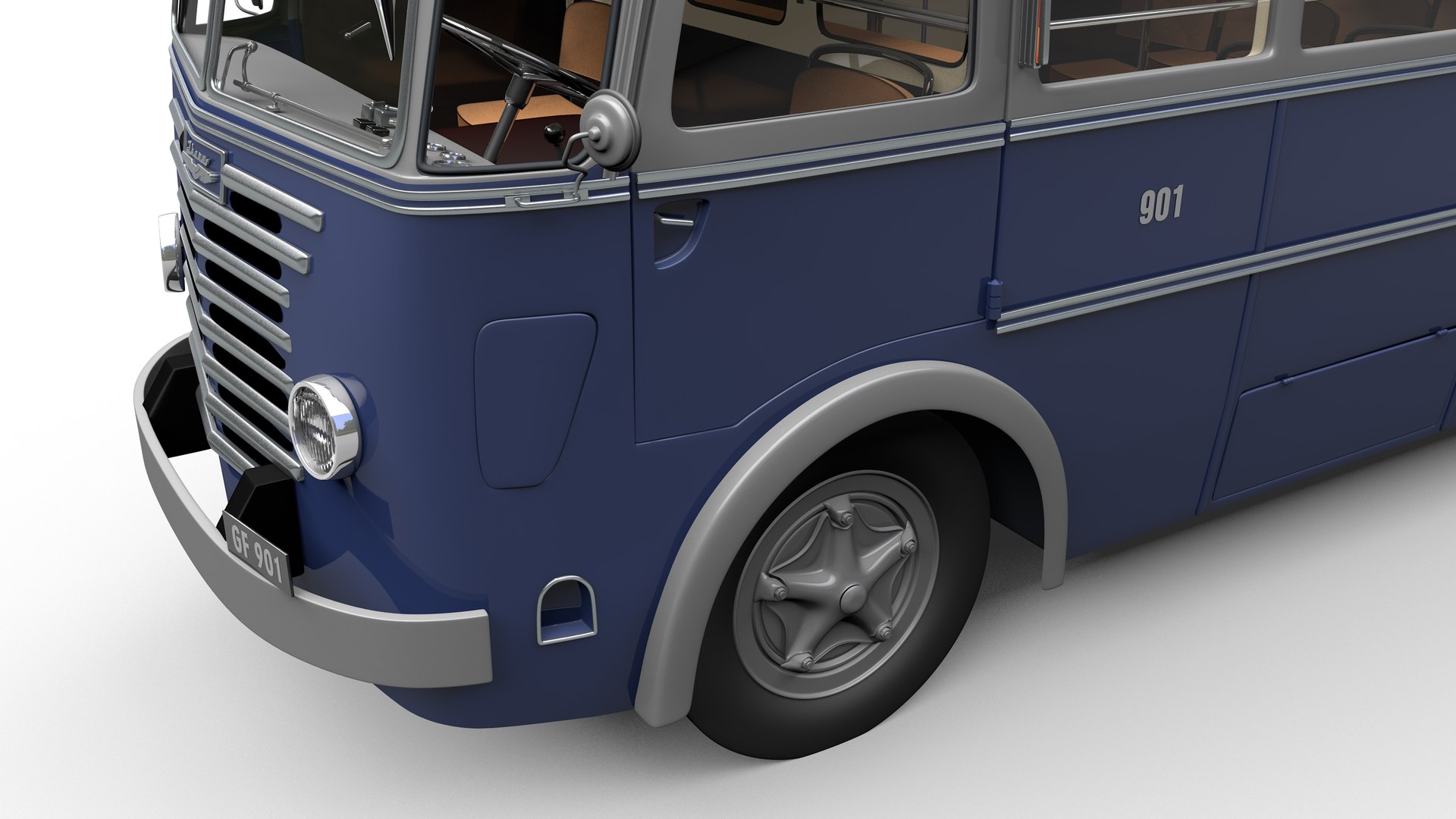 3D Ikarus 60 Hungarian City Bus 1952 - TurboSquid 1906091