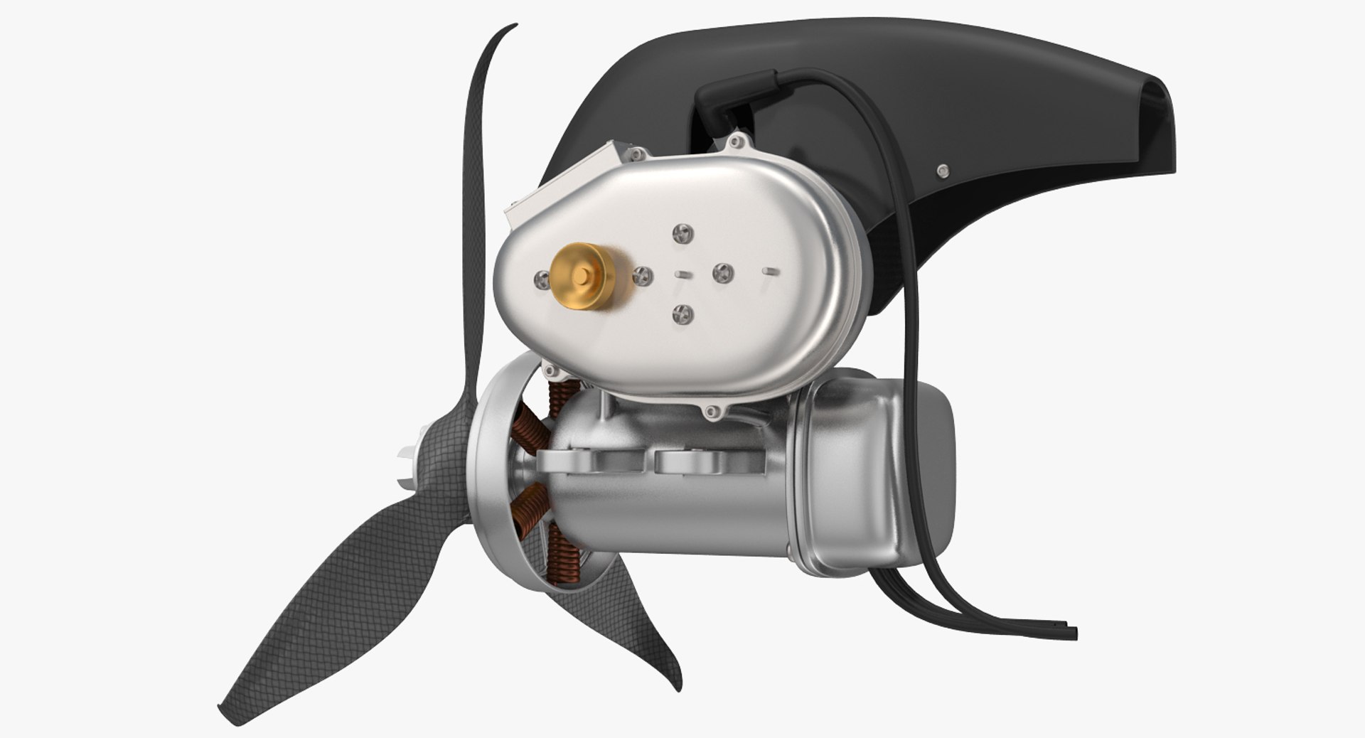 Piston Engine Propeller 3D Model - TurboSquid 1335469