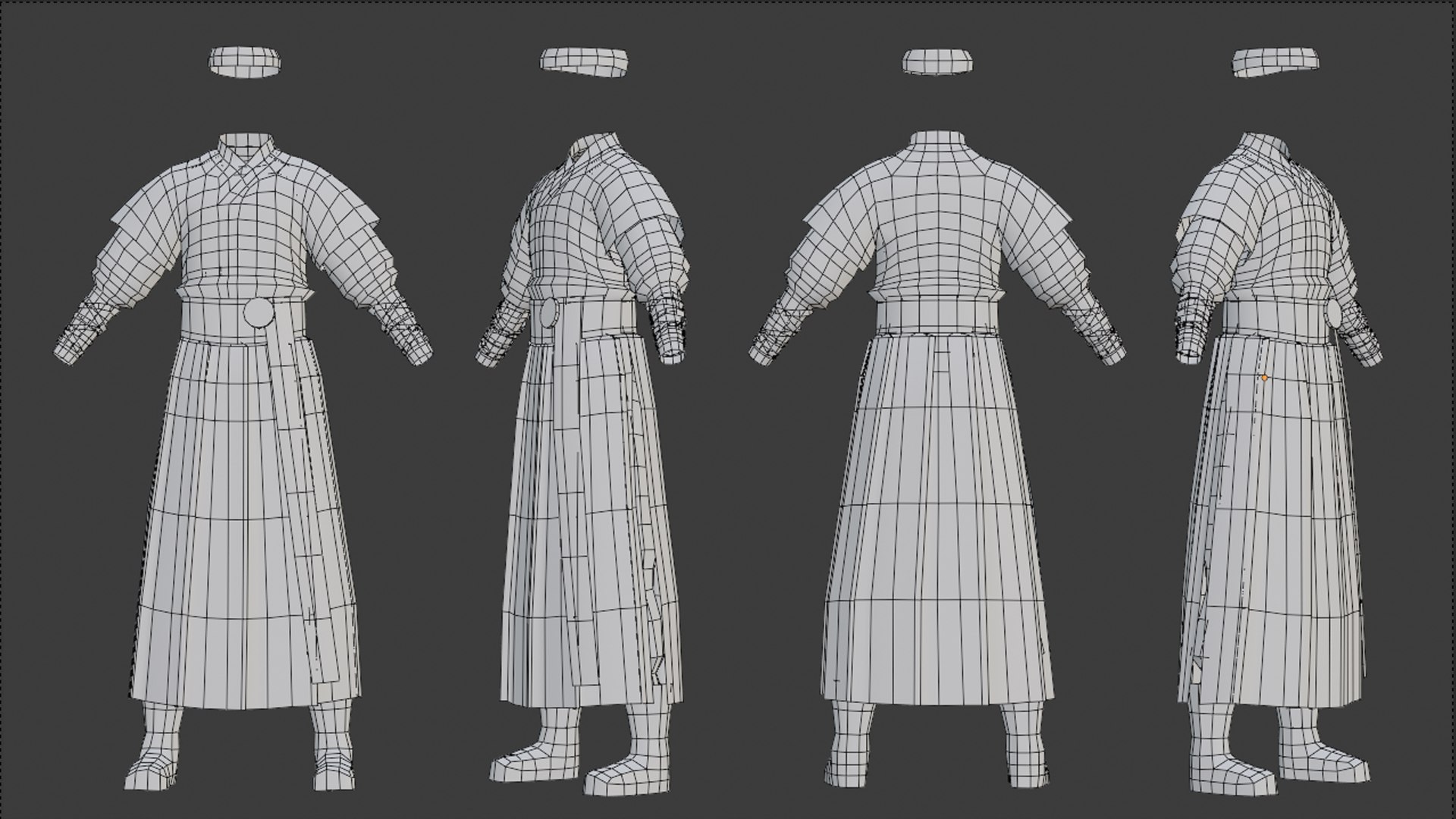 Korean Hanbok 3D - TurboSquid 2117645