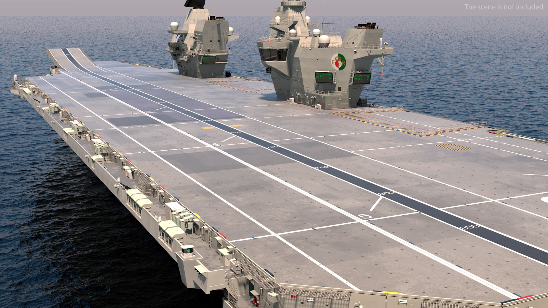 3D HMS Queen Elizabeth model - TurboSquid 2026371