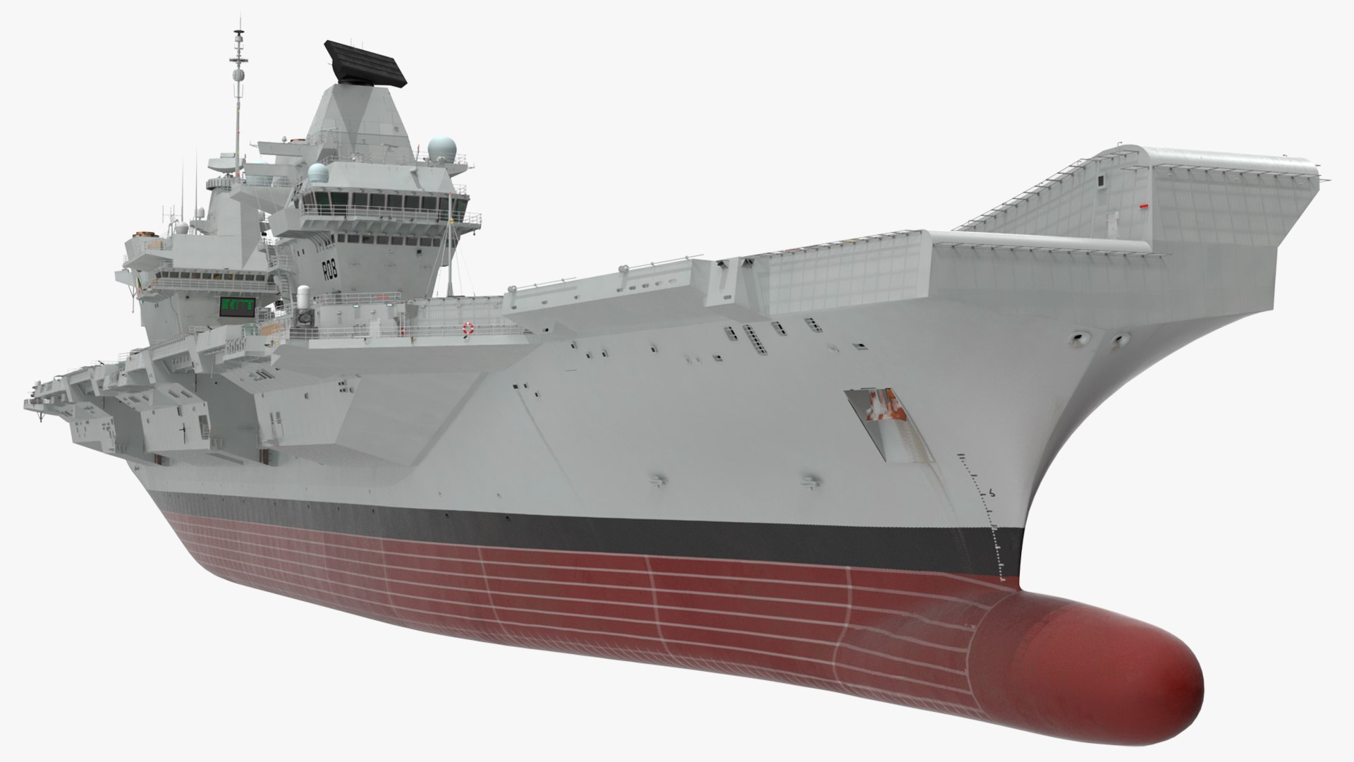 3D HMS Queen Elizabeth model - TurboSquid 2026371