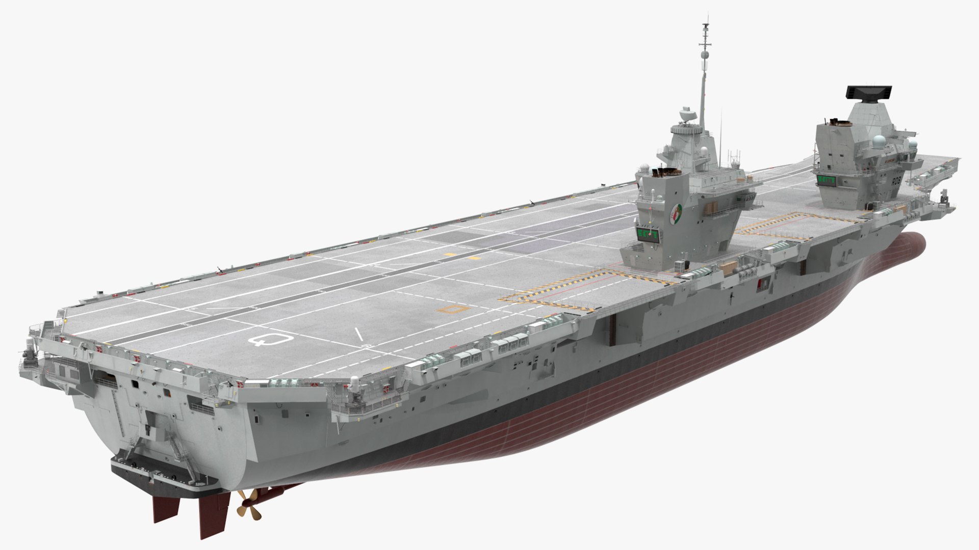 3D HMS Queen Elizabeth model - TurboSquid 2026371