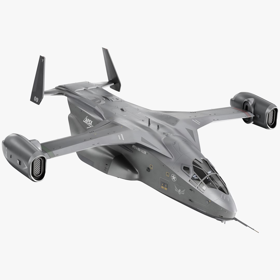 3D Sci Fi Dropship model - TurboSquid 1901921