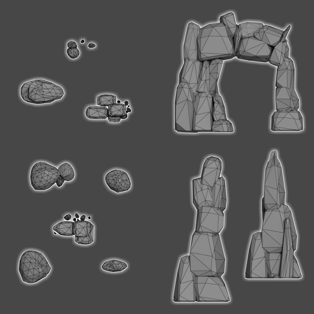 3D Simple Rock Model - TurboSquid 1504213