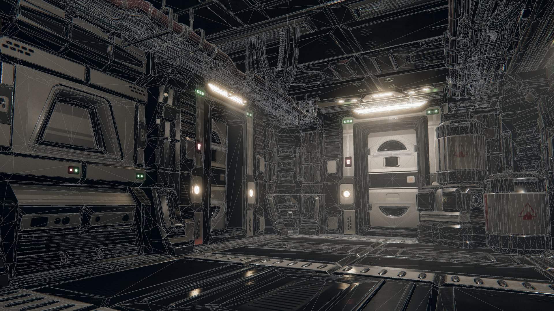 3D Model Modular Sci-Fi Corridor Pack - TurboSquid 1721437