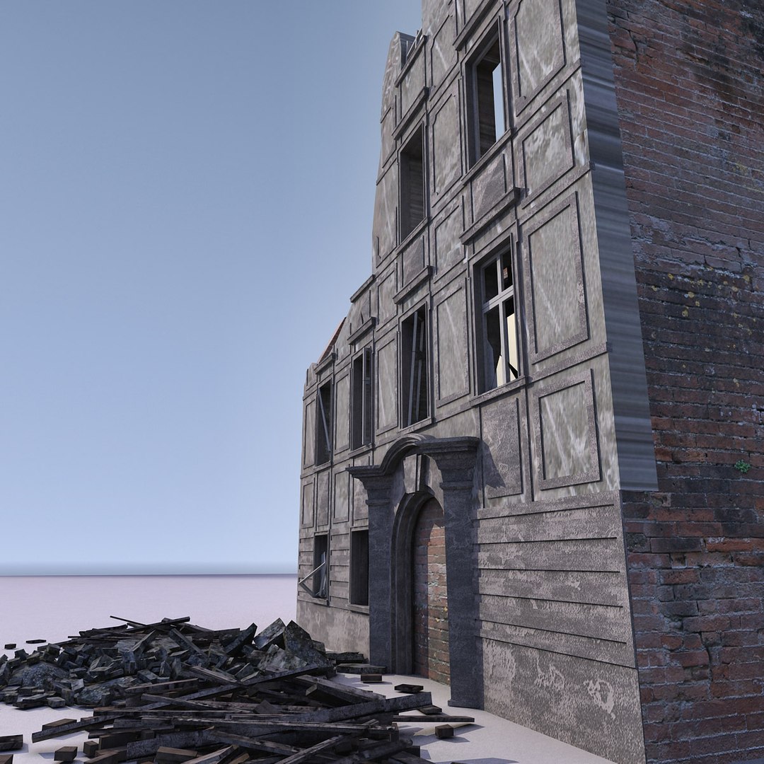 3d Building Ww2 Model