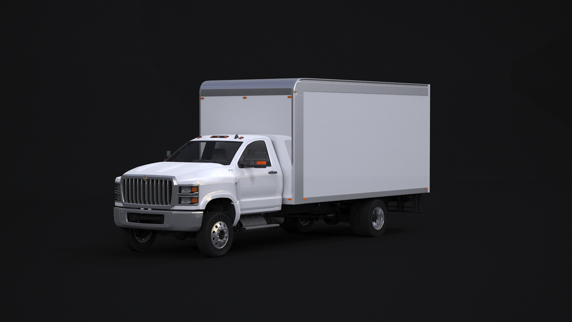 3D International Cv Box Truck - TurboSquid 1531772