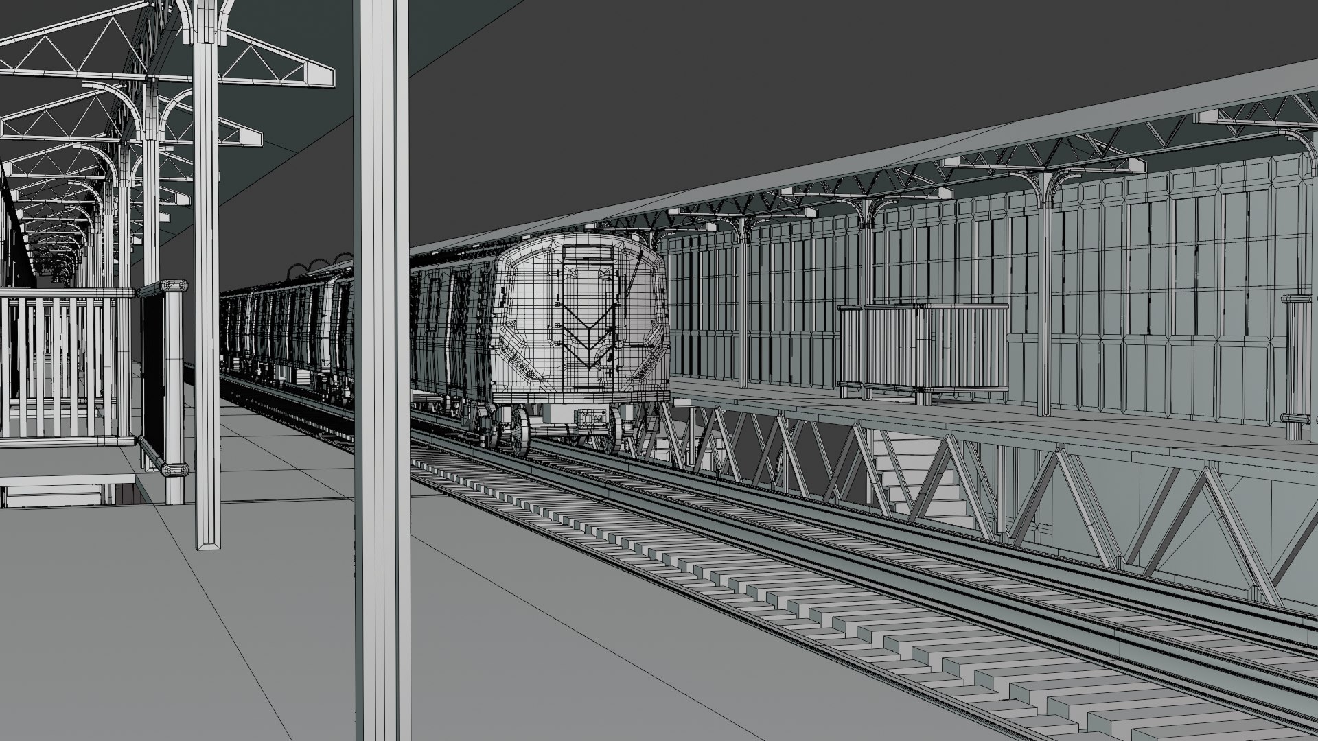 NYC Subway Stations Collection Model - TurboSquid 2159805