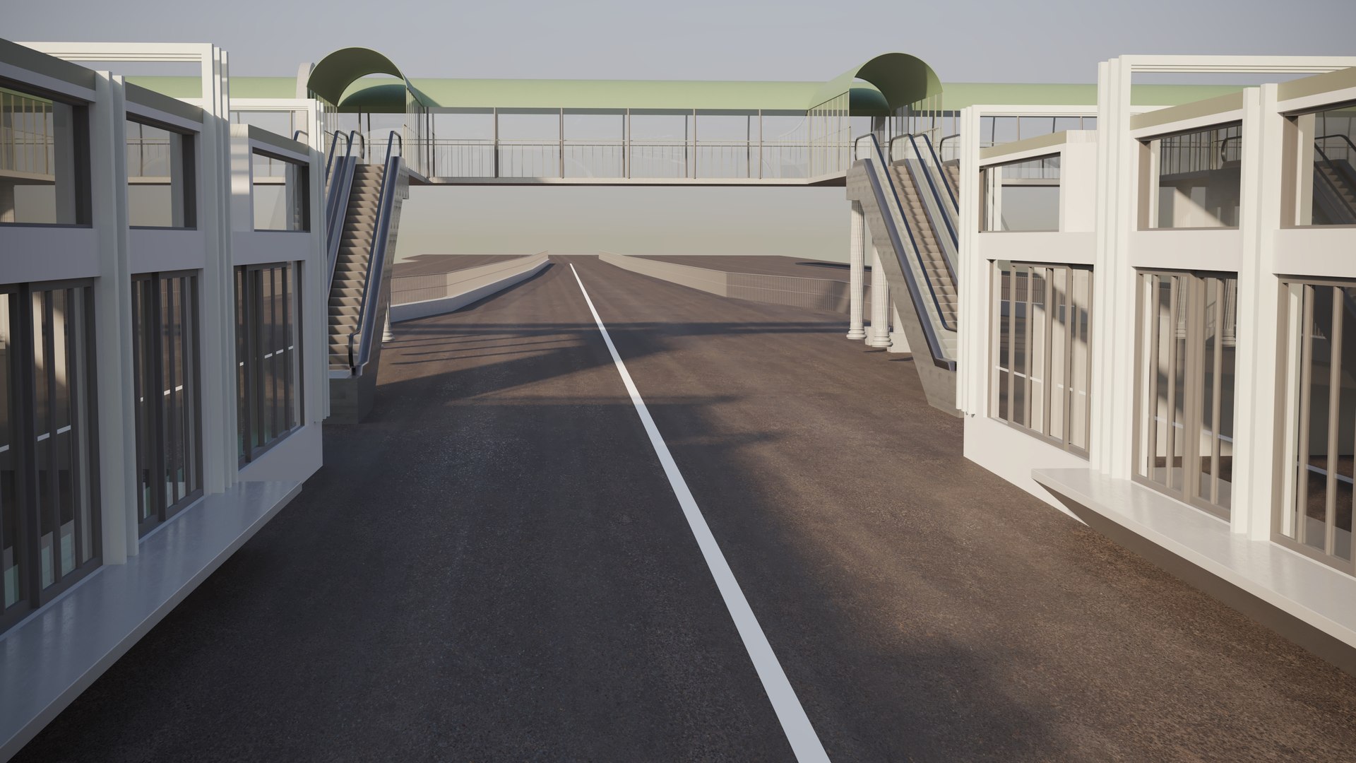 3D METRO BRIDGE STATION Model - TurboSquid 2201636