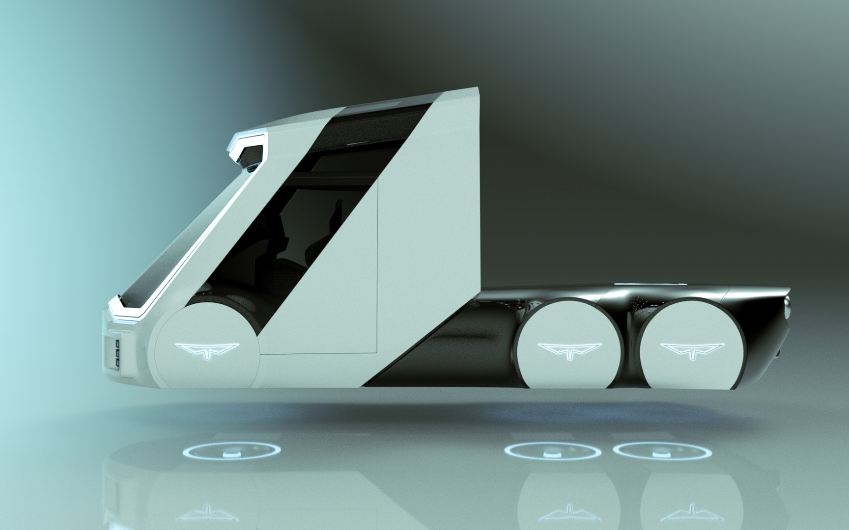 3D T Hover Truck 72 model - TurboSquid 2168495