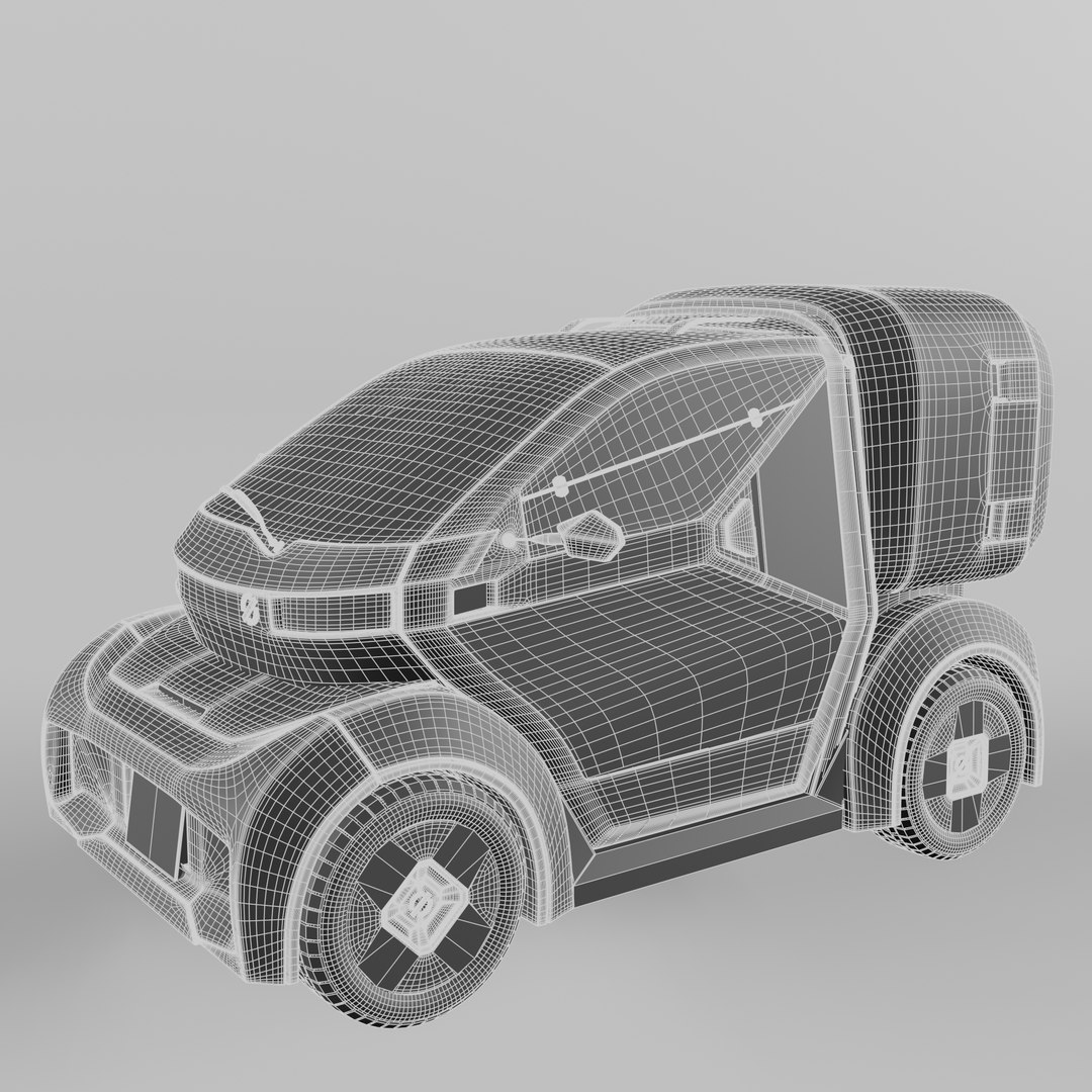3D Mobilize Bento Electric Miniature City Car Sans Pack 3D Model Model ...