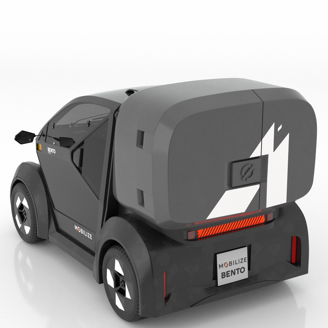 3D Mobilize Bento Electric Miniature City Car Sans Pack 3D Model Model ...
