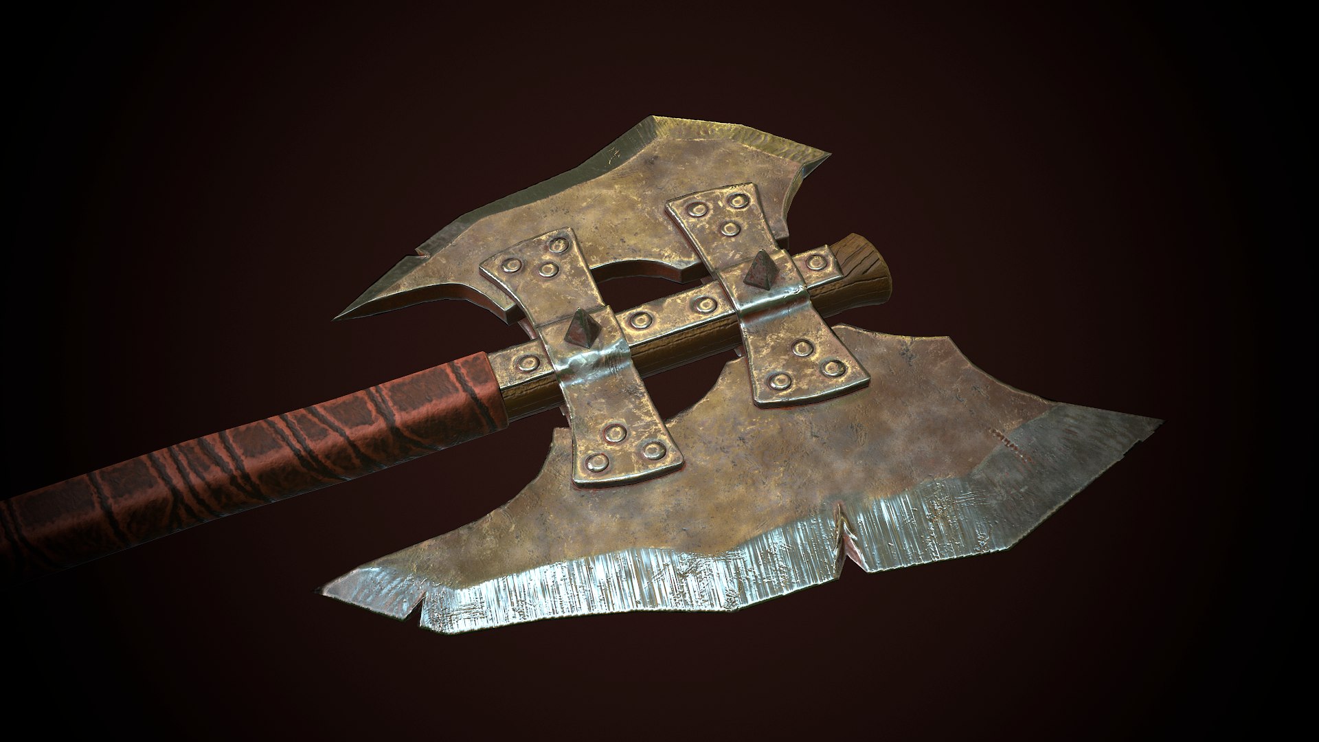 3D Orcish Axe - TurboSquid 1321883