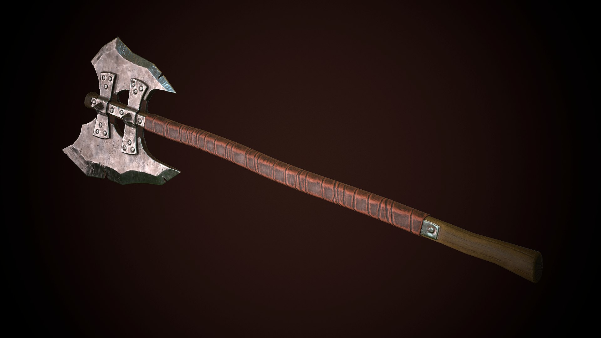3D Orcish Axe - TurboSquid 1321883