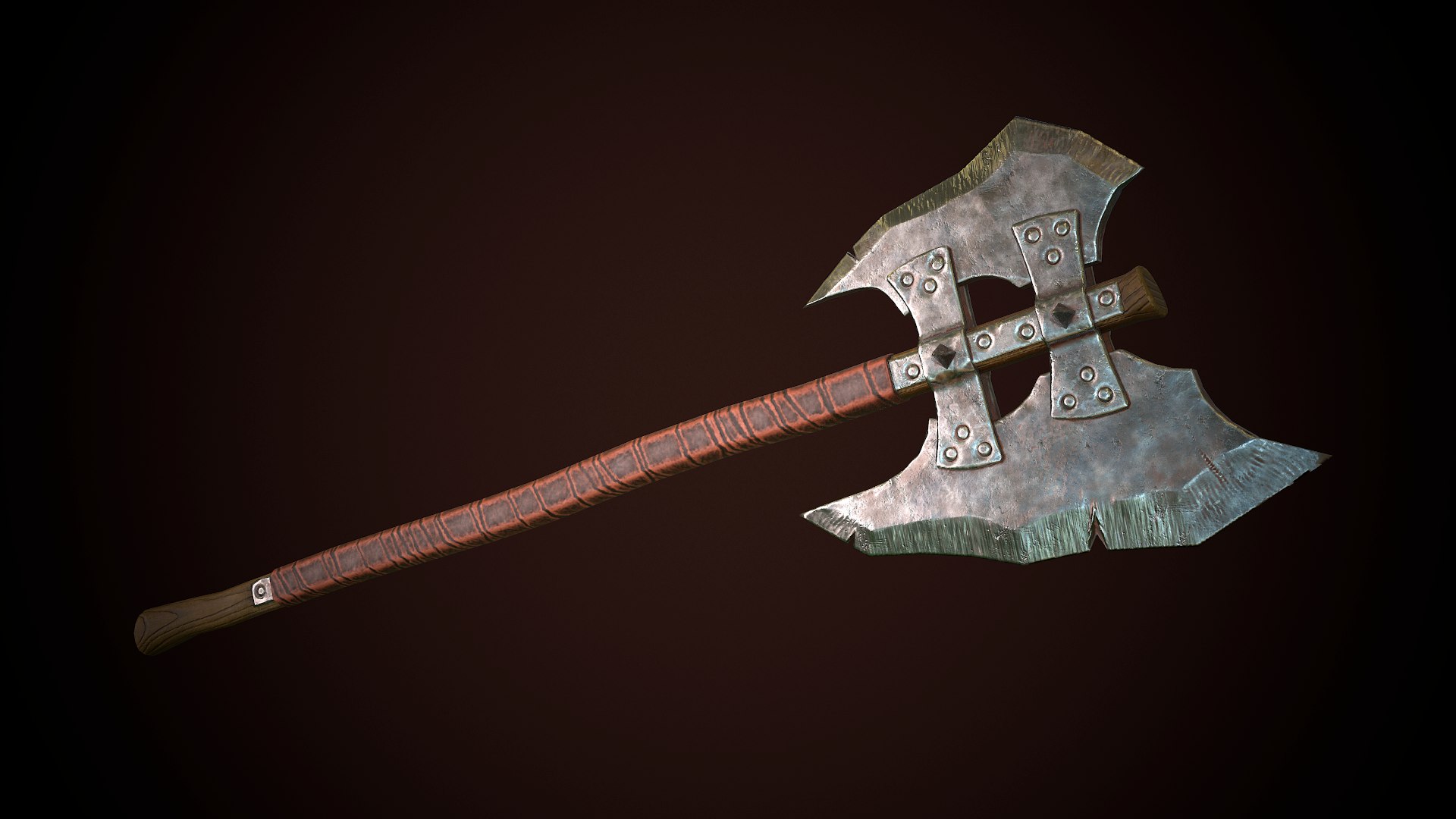 3D Orcish Axe - TurboSquid 1321883