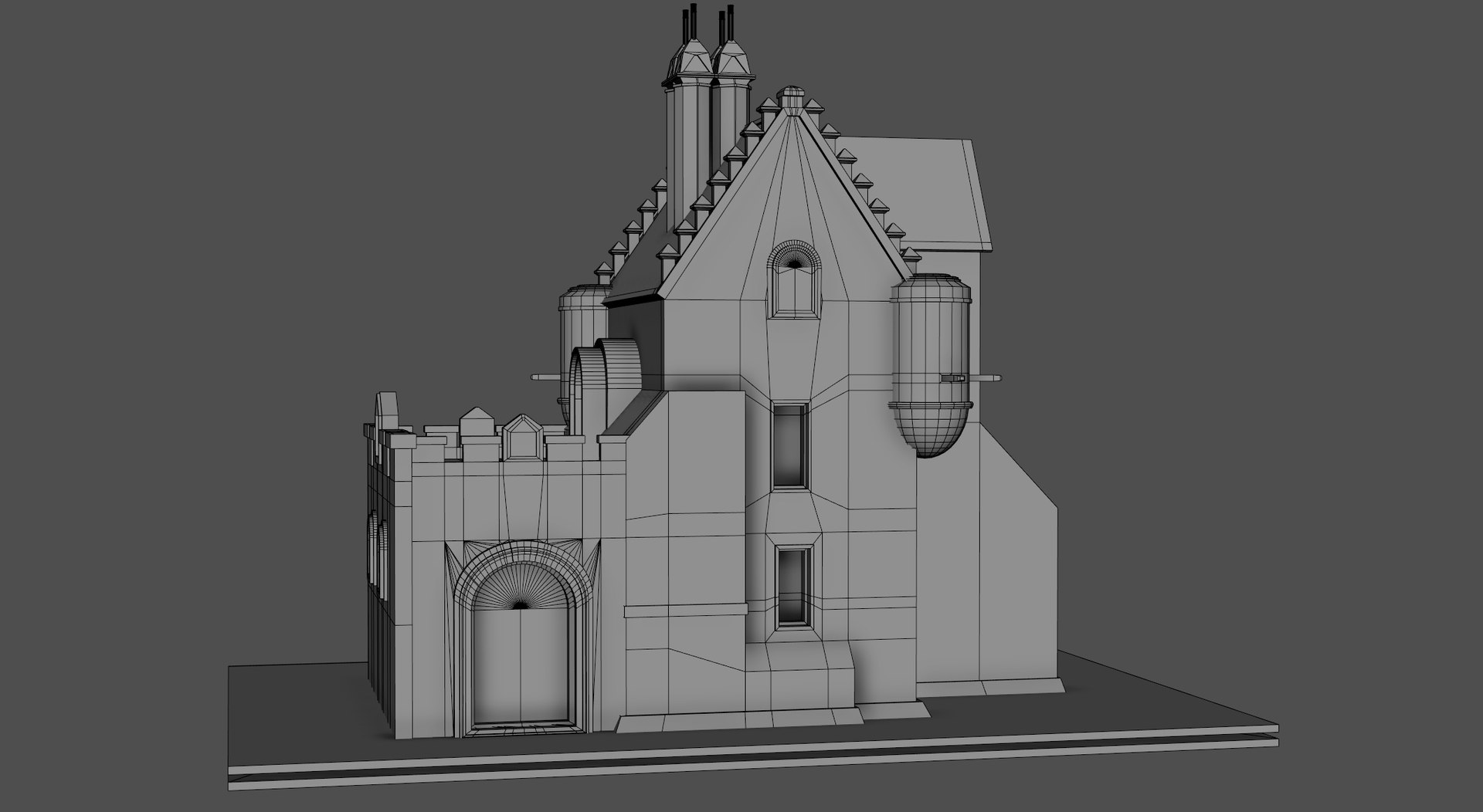 Ancient Tower Building 3D - TurboSquid 2144775