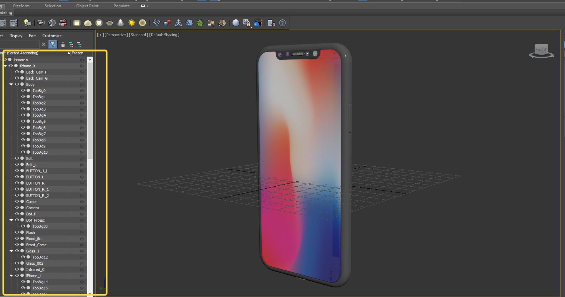 Iphone X 3D Model - TurboSquid 1466595