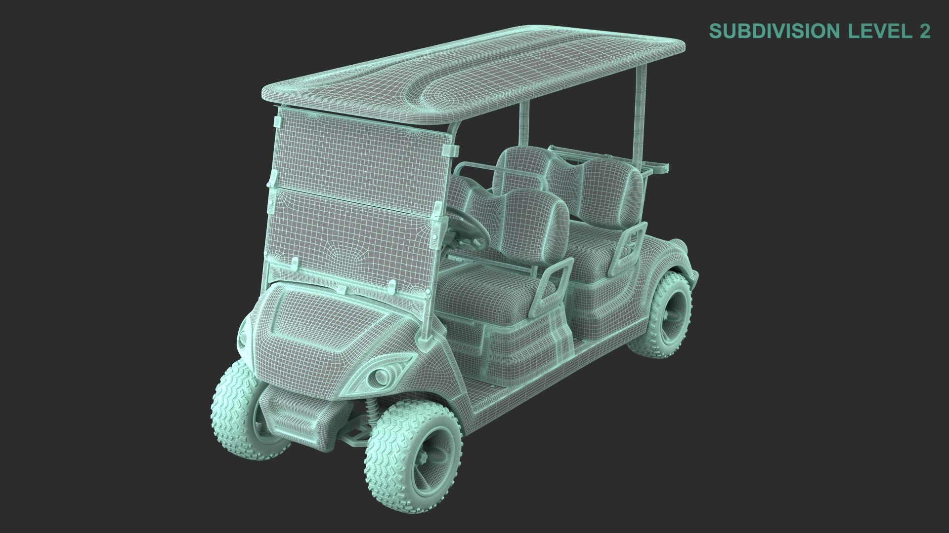Golf Cart 3D model - TurboSquid 1895033