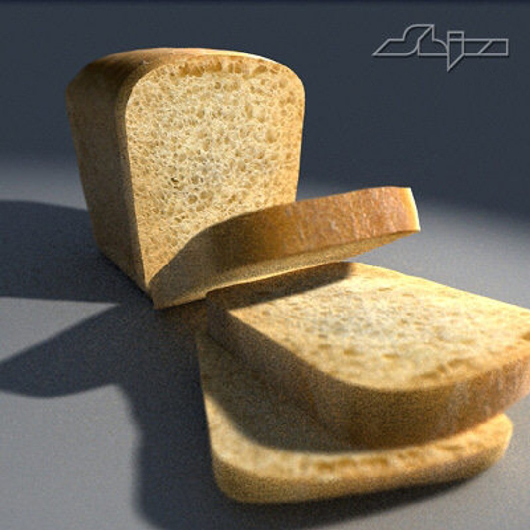 Bread 1 3d Model