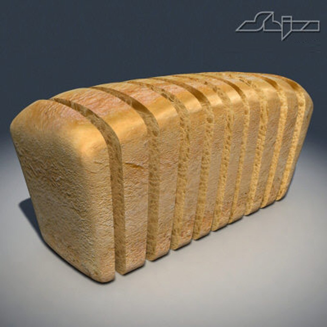 Bread 1 3d Model