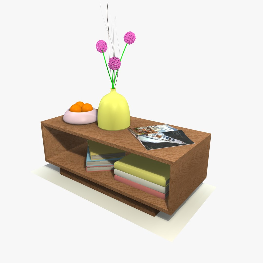 3d Table Decor Model