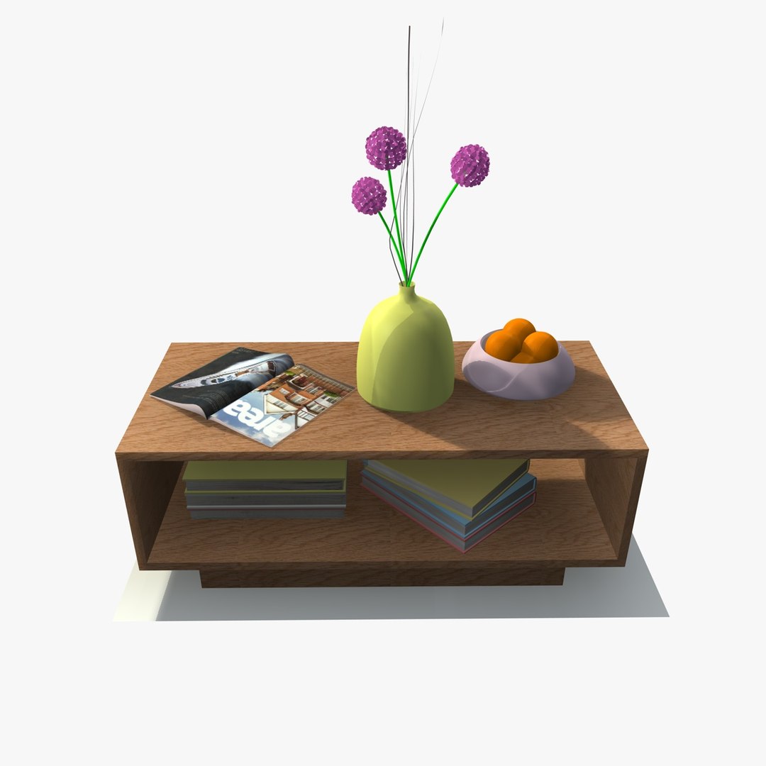 3d Table Decor Model
