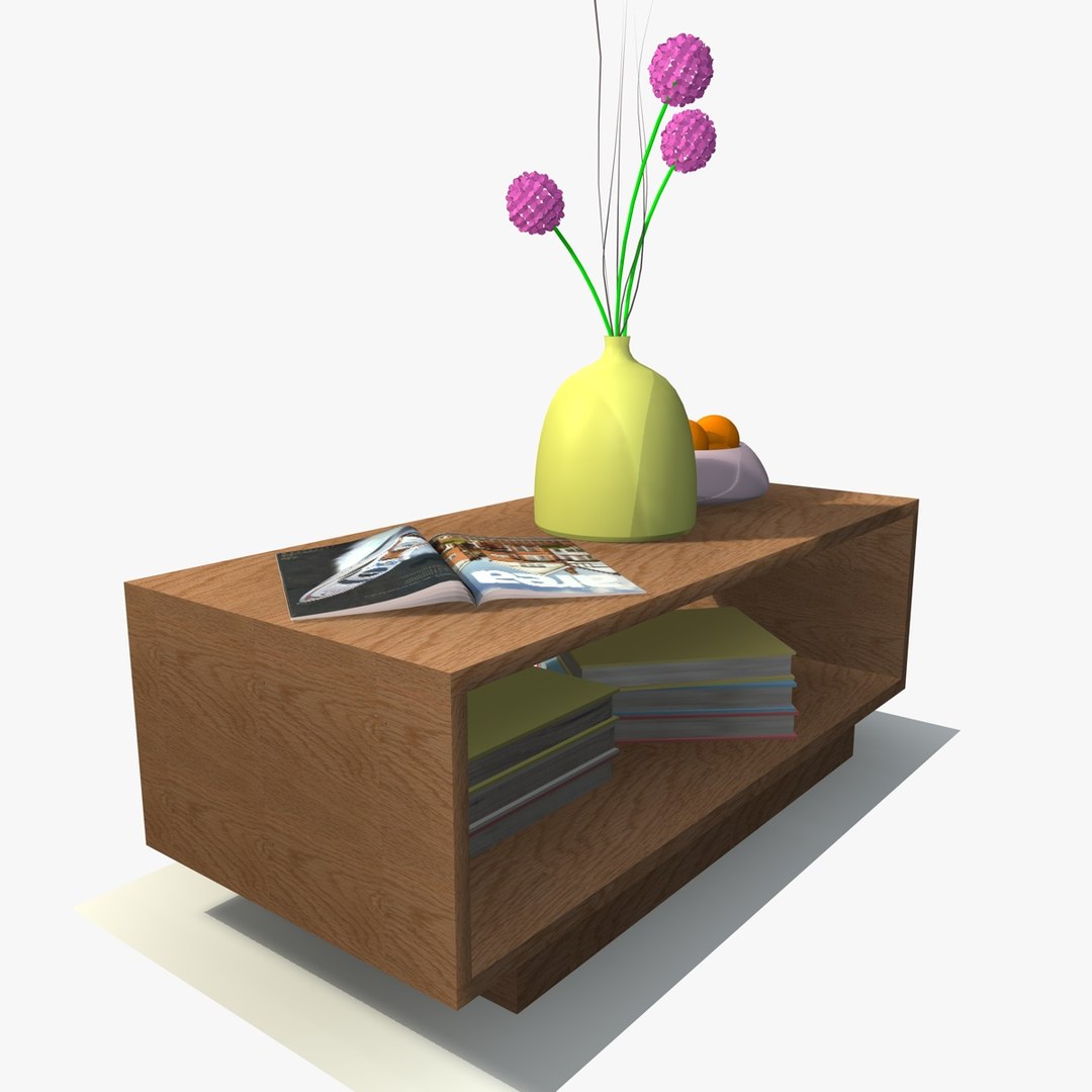 3d Table Decor Model