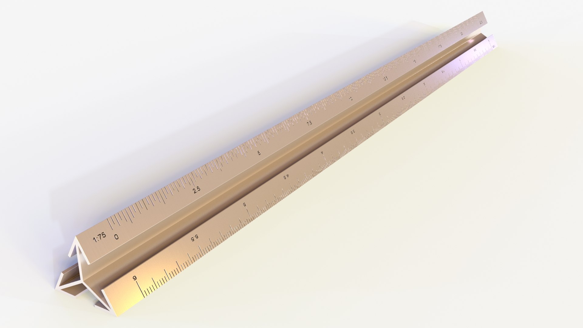 3D Scale Ruler Model - TurboSquid 1780023