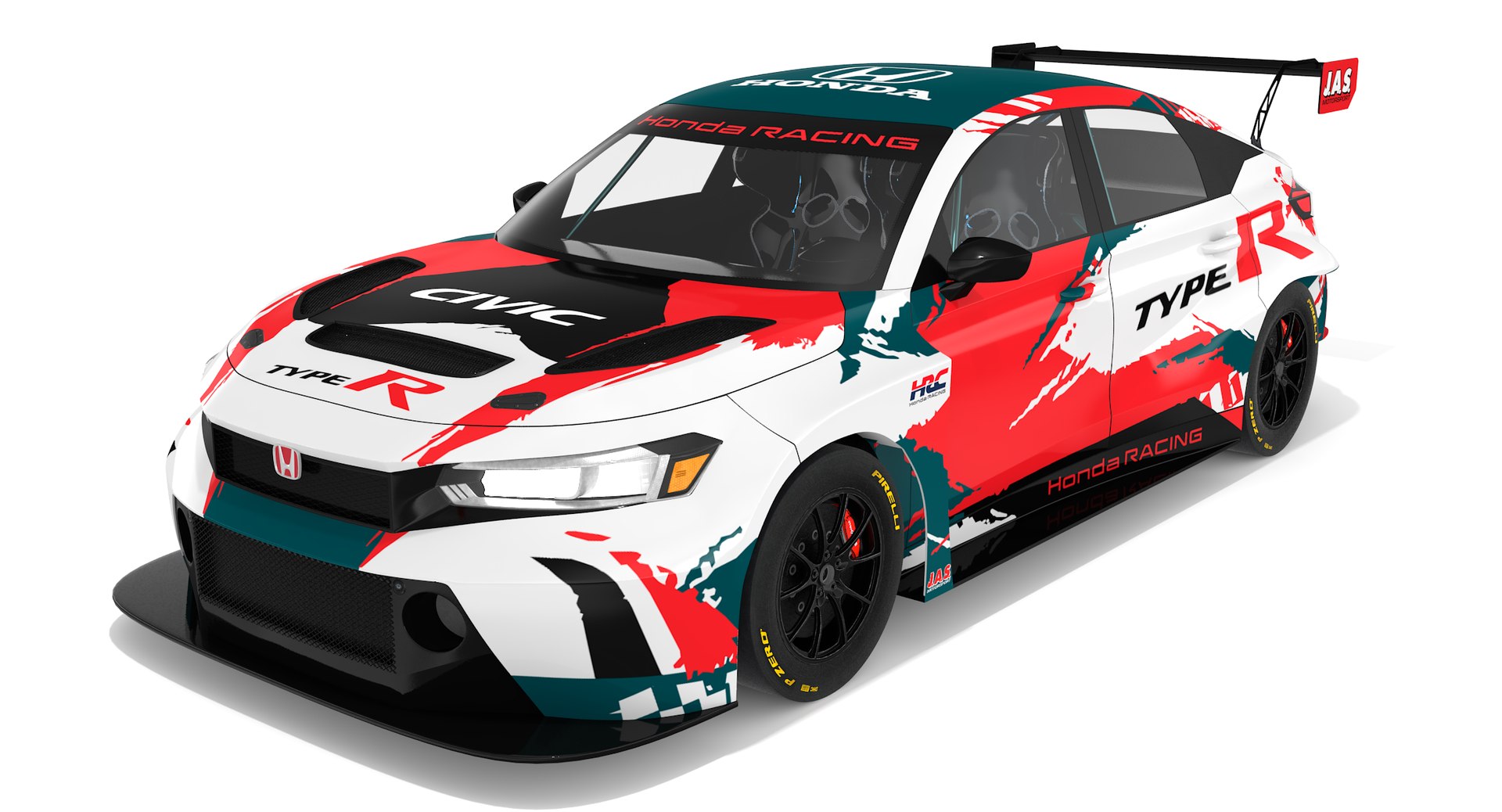 3D Honda Civic Type R TCR model - TurboSquid 2022258