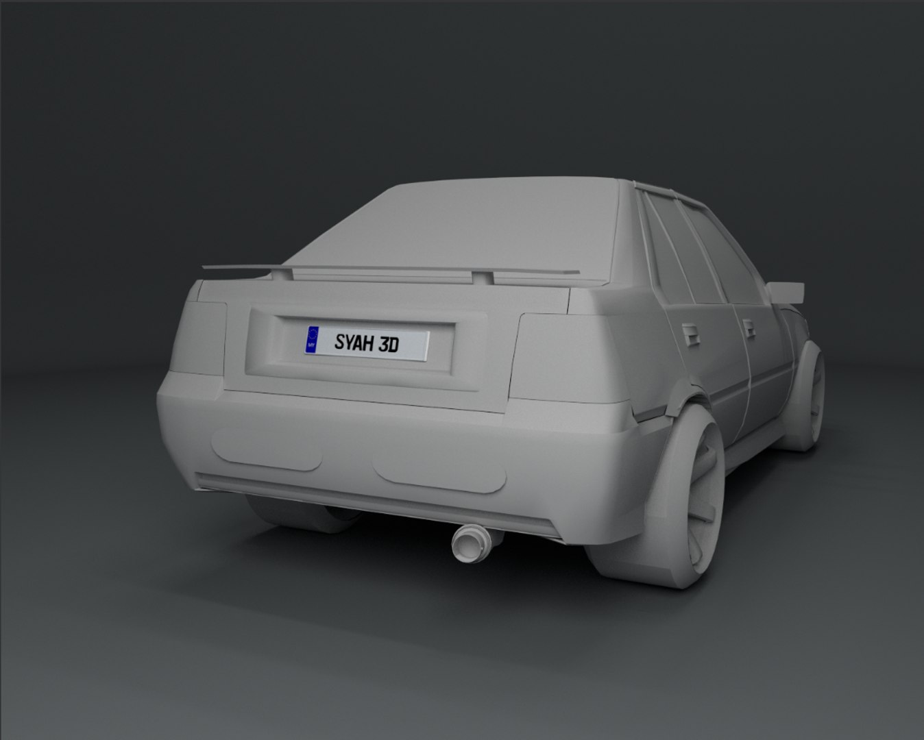 Proton Saga Lmst 3d Model