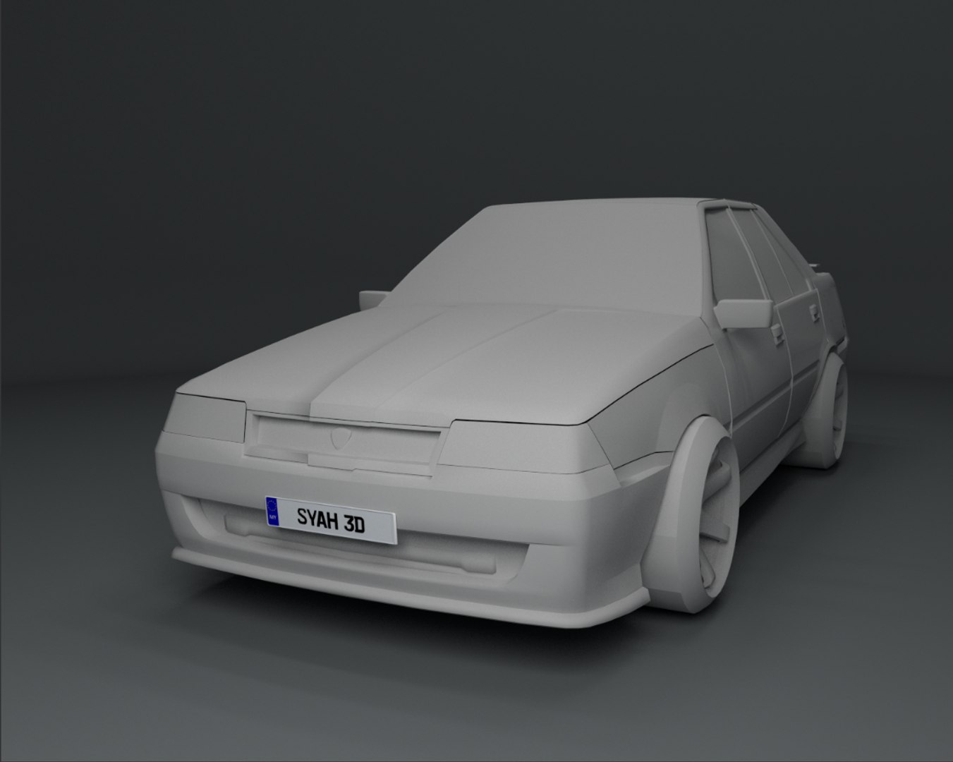 Proton Saga Lmst 3d Model
