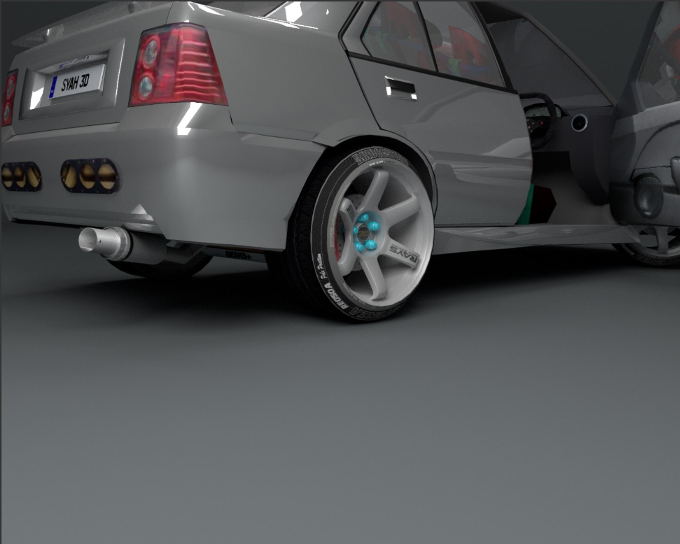 Proton Saga Lmst 3d Model