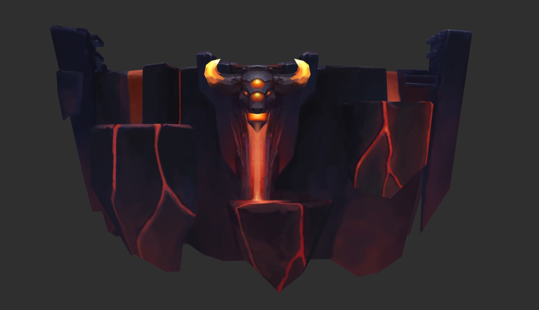 Volcano Map Hand-Painted Game Assets 3D model - TurboSquid 2095782