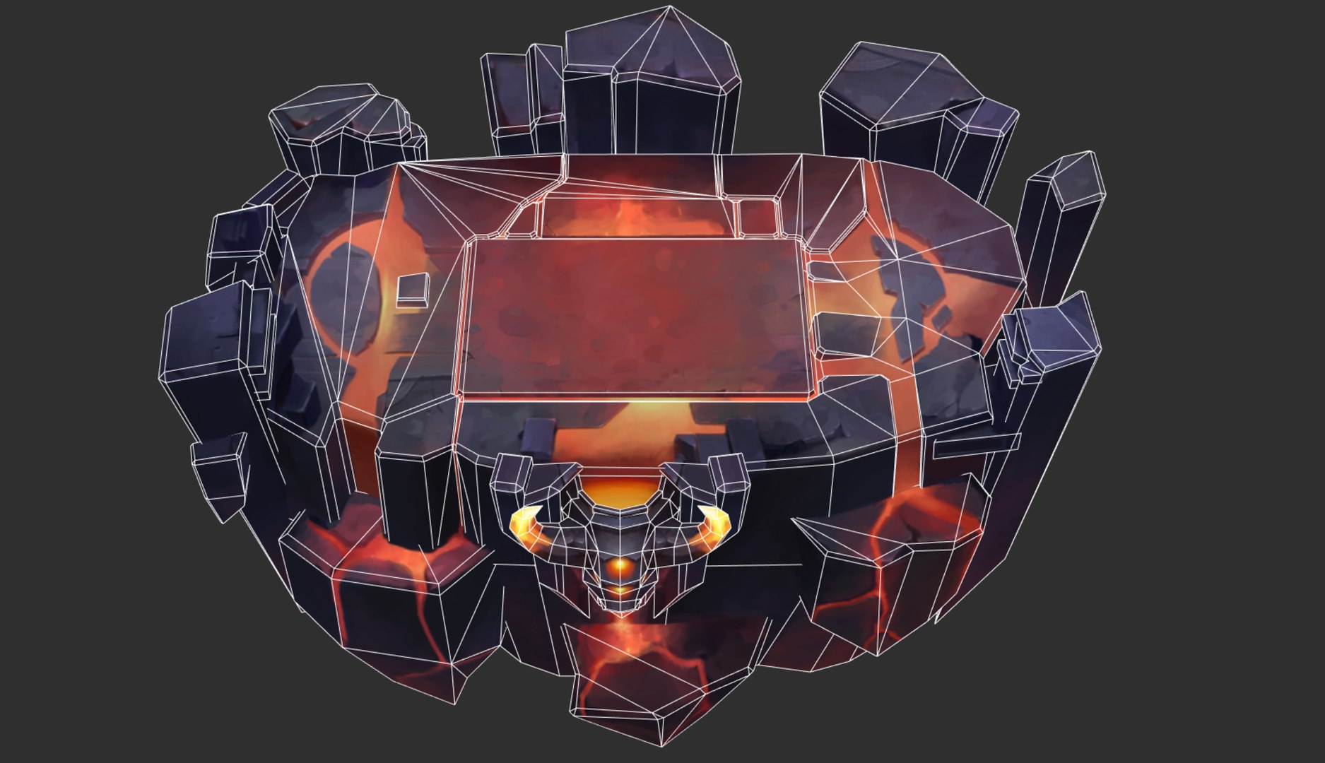 Volcano Map Hand-Painted Game Assets 3D model - TurboSquid 2095782