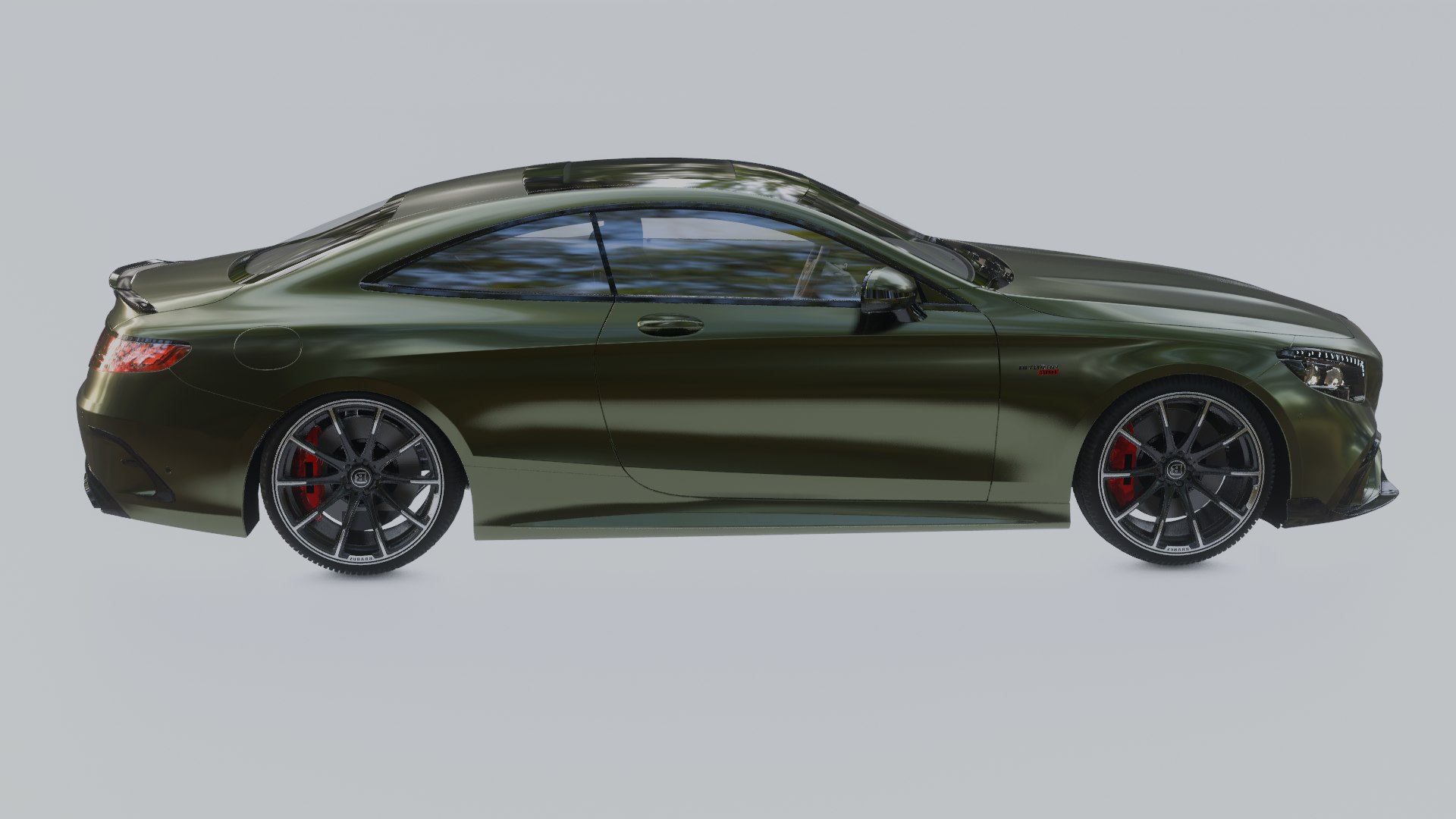 3D Mercedes-AMG GT 63S Brabus 800 Chevaux - TurboSquid 2243014