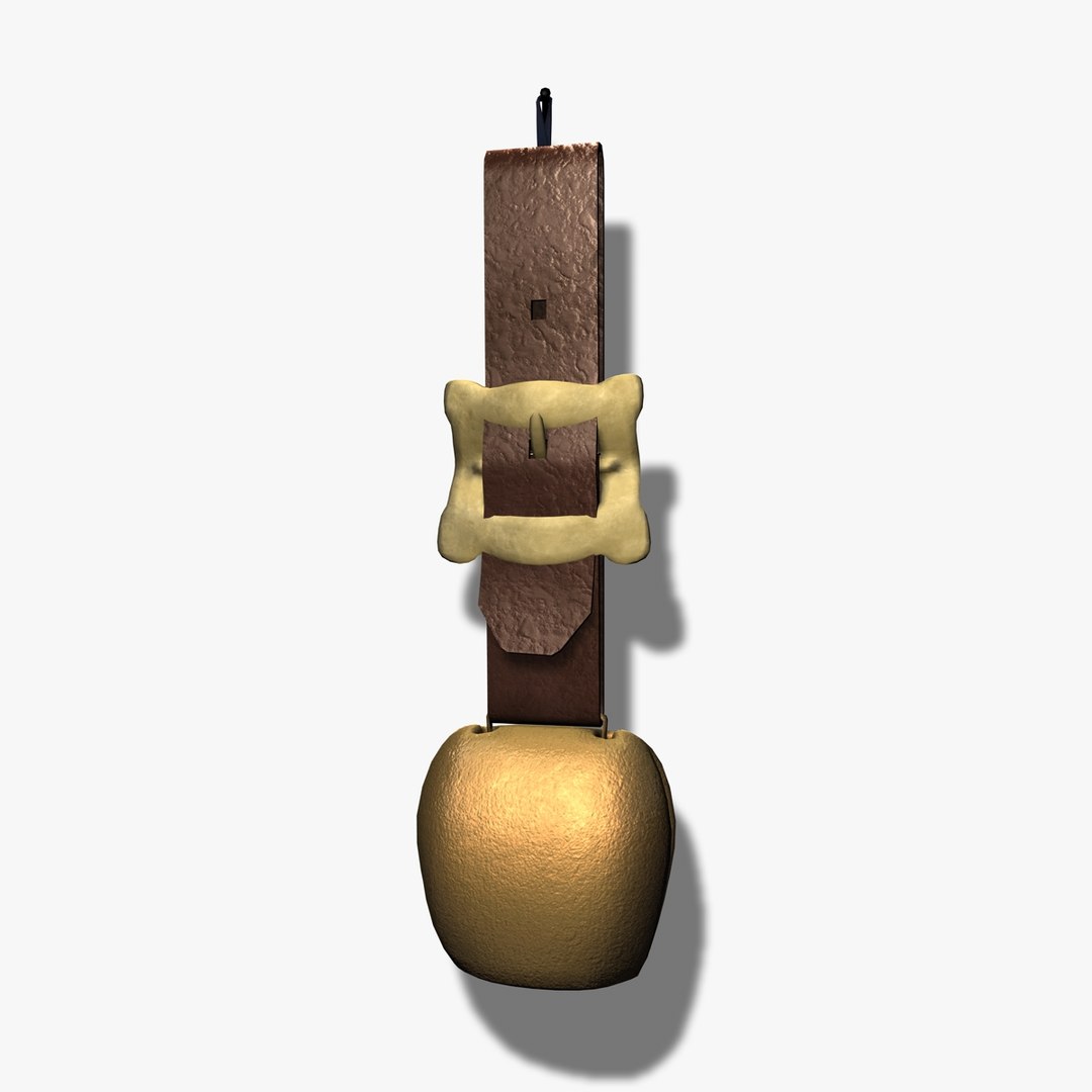 3d model cow bell decoration