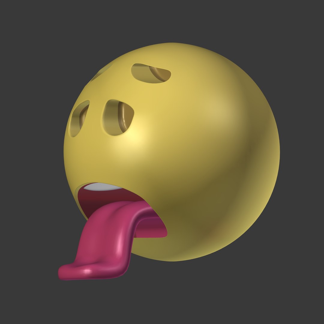 3D Tired Smiley - TurboSquid 1300605