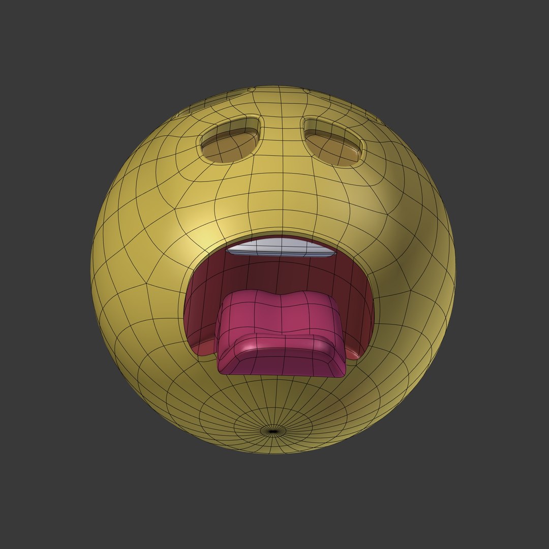 3D Tired Smiley - TurboSquid 1300605